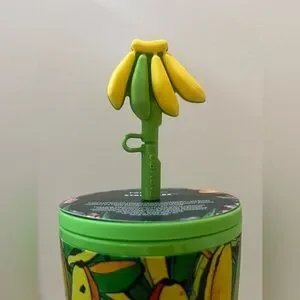 Starbucks | Dining | Starbucks Summer 225 Farm Rio Banana Straw Topper ...